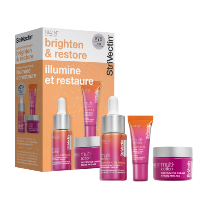 StriVectin Discovery Series: Brighten & Restore Trio Kit – Face and ...