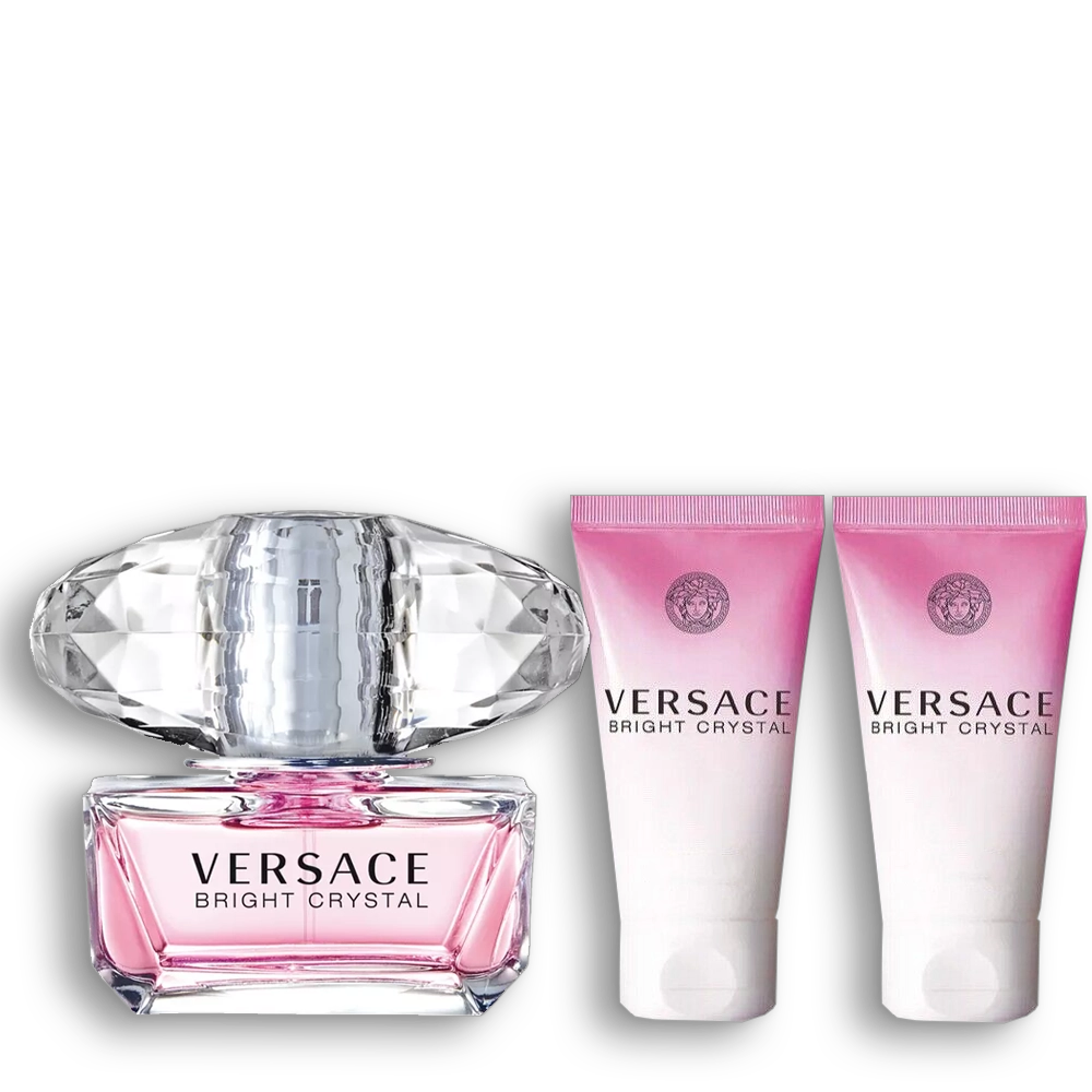 Versace Bright Crystal 1.7 oz. Gift Set – Face and Body Shoppe