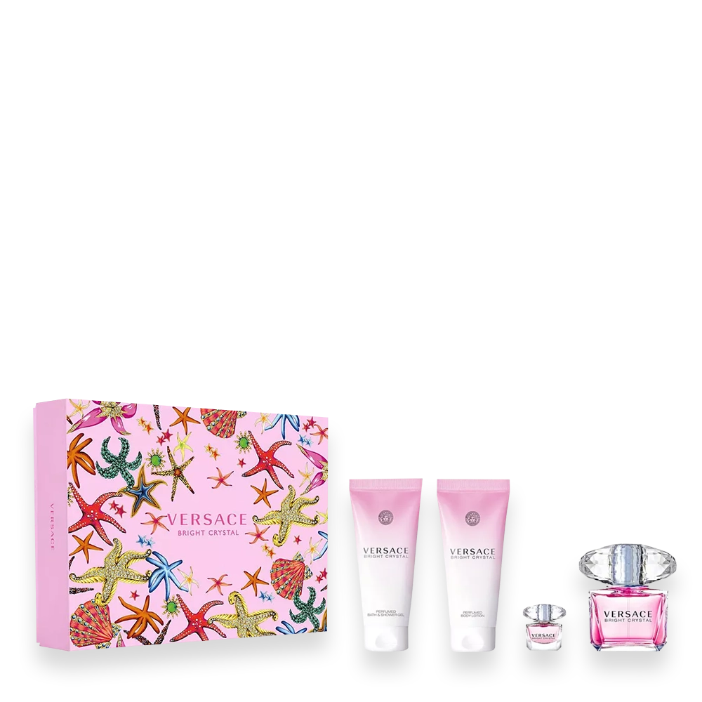 Versace Bright Crystal 3 oz. Gift Set – Face and Body Shoppe